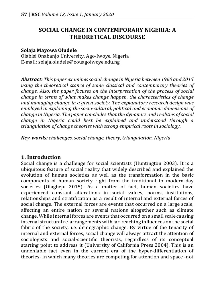 Solaja Mayowa Oludele 57-82 | PDF | World Systems Theory | Sociology