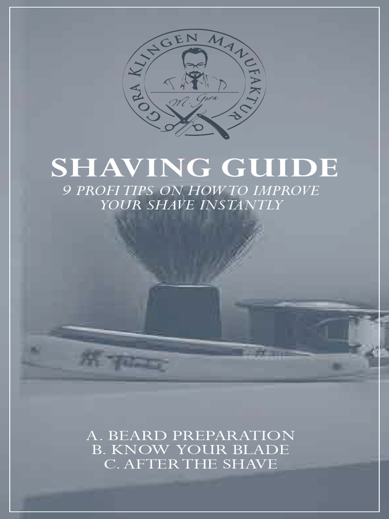 Shaving Guide - 9 Profi Tips On How To Improve Your Shave Instantly ...