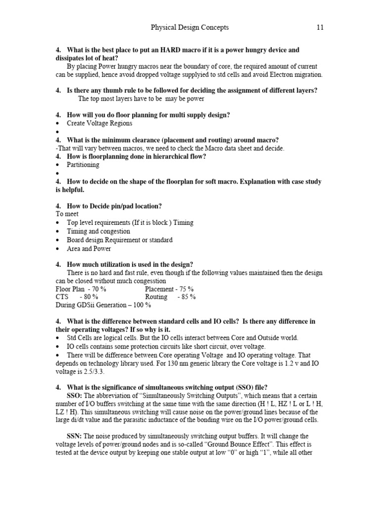 Power Management in Physical Design | PDF | Computer Engineering ...