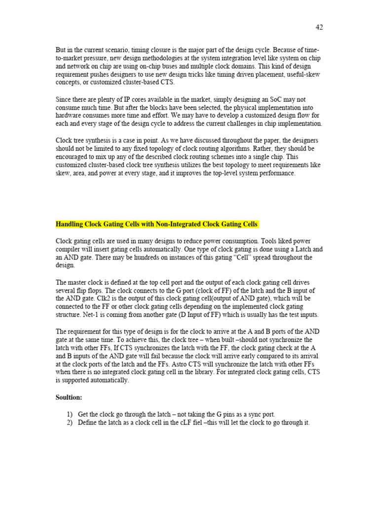 Physical Design Interview Complete 42 | PDF | System On A Chip | Electrical Engineering