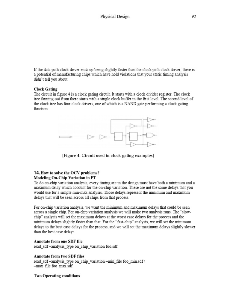 Physical Design Interview Complete 92 | PDF