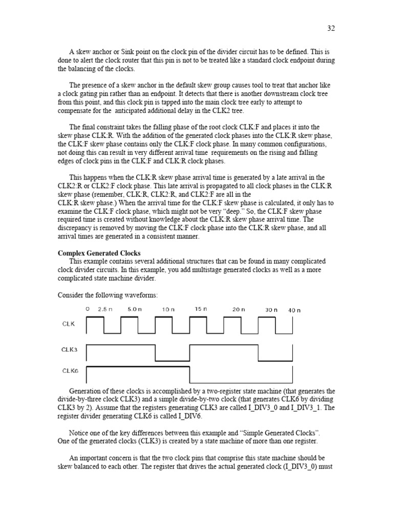 Physical Design Interview Complete 32 | PDF | Clock | Digital Electronics