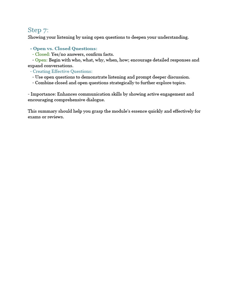 Listening Doned | PDF