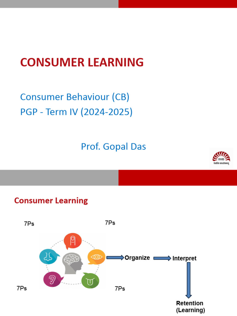 Consumer Learning | PDF | Classical Conditioning | Learning