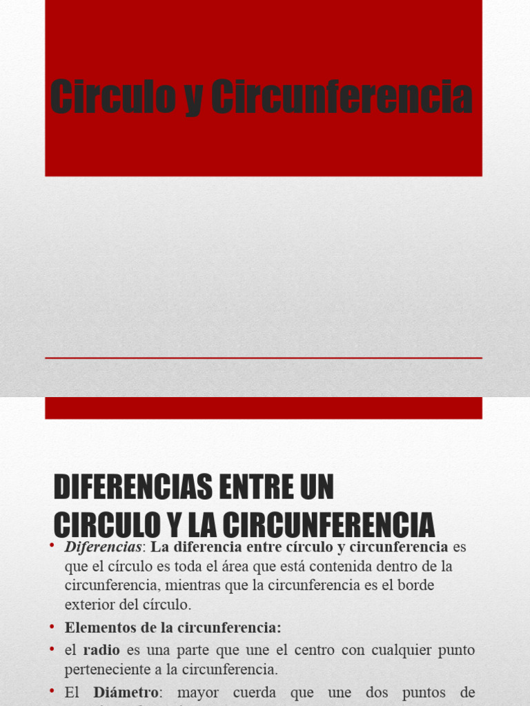 Circulo y Circunferencia | PDF | Pi | Circulo