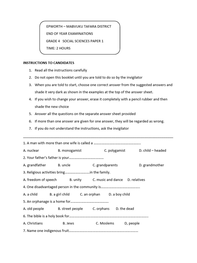 GRADE_4___SOCIAL_SCIENCES__1 | PDF