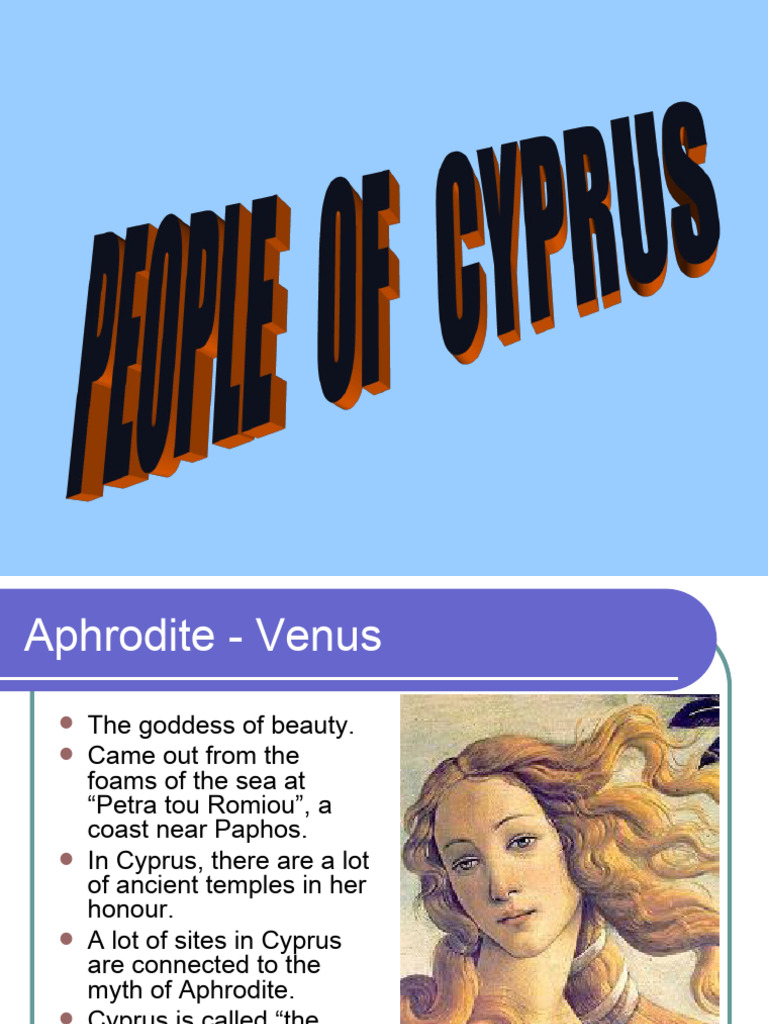 Peopleofcyprus | PDF | Cyprus | Aphrodite