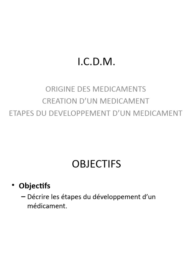 1-Etapes du développement d'un médicament | Télécharger gratuitement PDF | Pharmacologie ...
