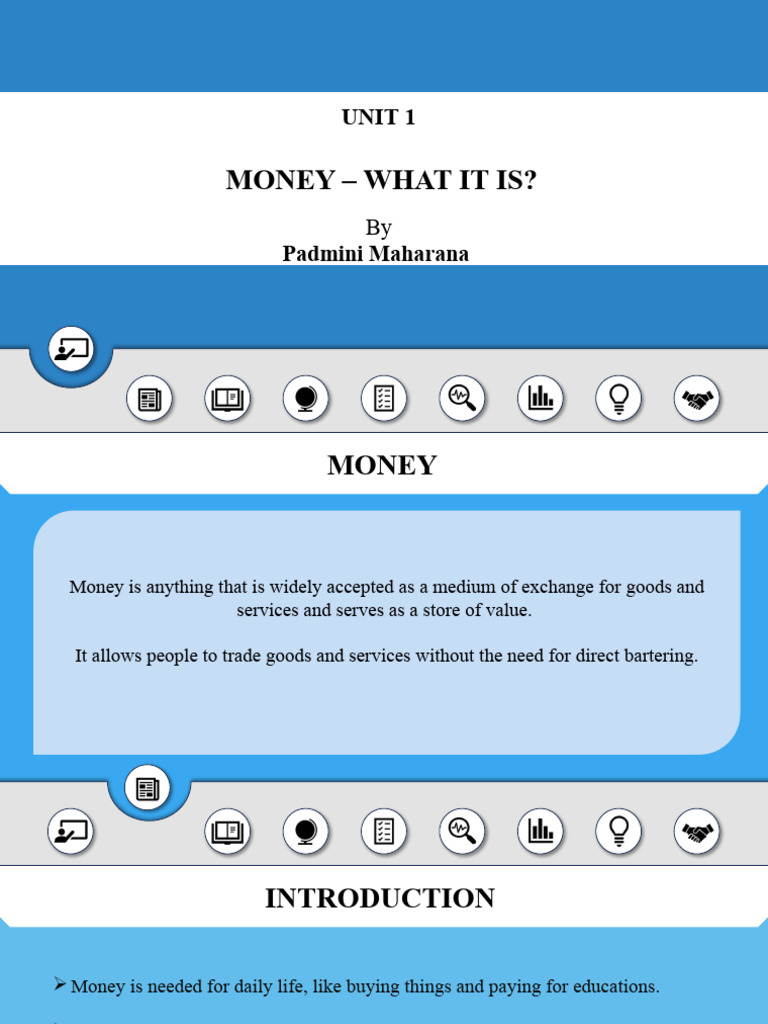 Market & Regulators Presentation | PDF | Money | Barter