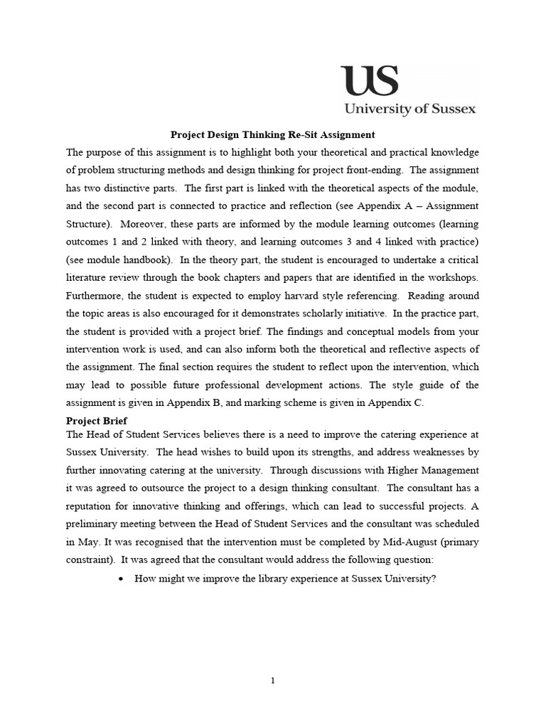 993N1 RESIT - 50% ESS and 50% PRJ Coursework Brief 23-24 | PDF | Design ...