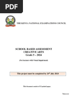 Creative Grade 5 Project 2025 | PDF