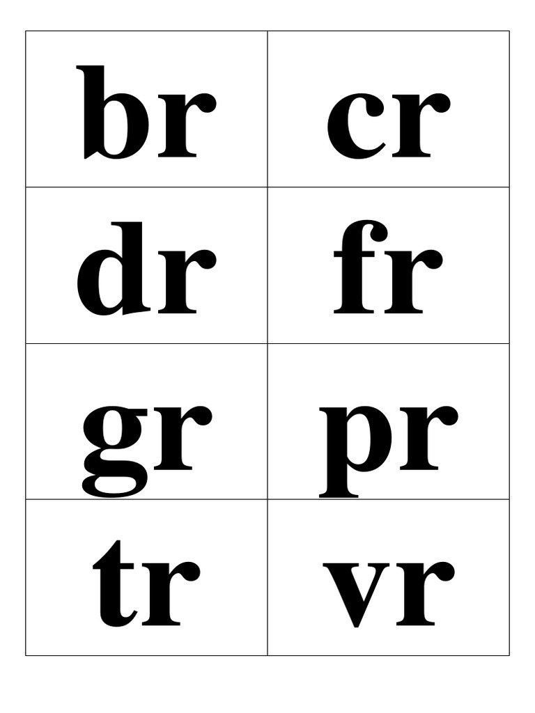 Groupes Consonantiques | PDF