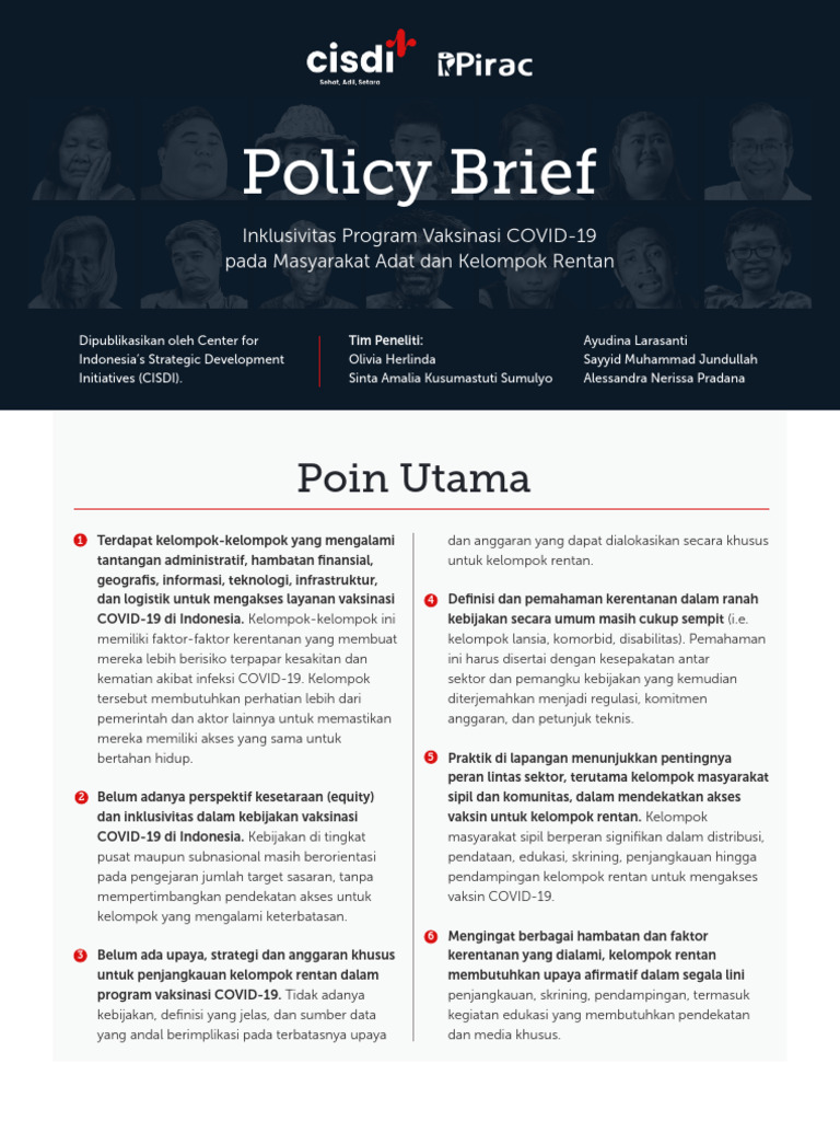 Policy Brief CISDI 1 | PDF