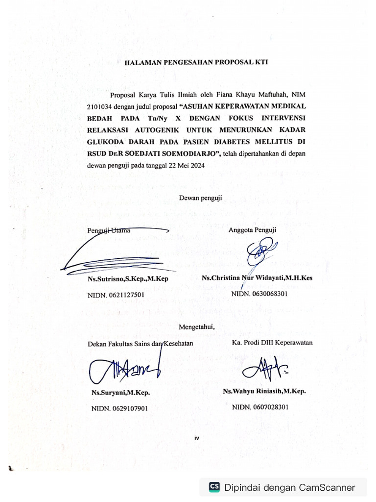 Irsa Riswanda Pengesahan | PDF