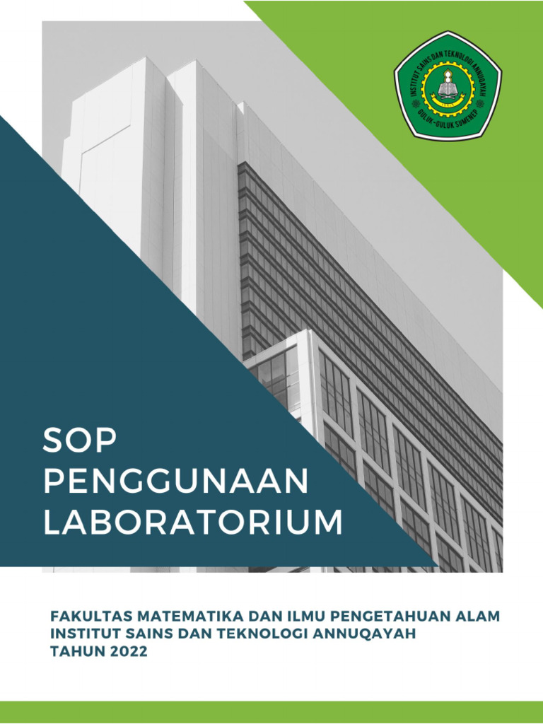 Contoh Sop Laboratorium 1 | PDF