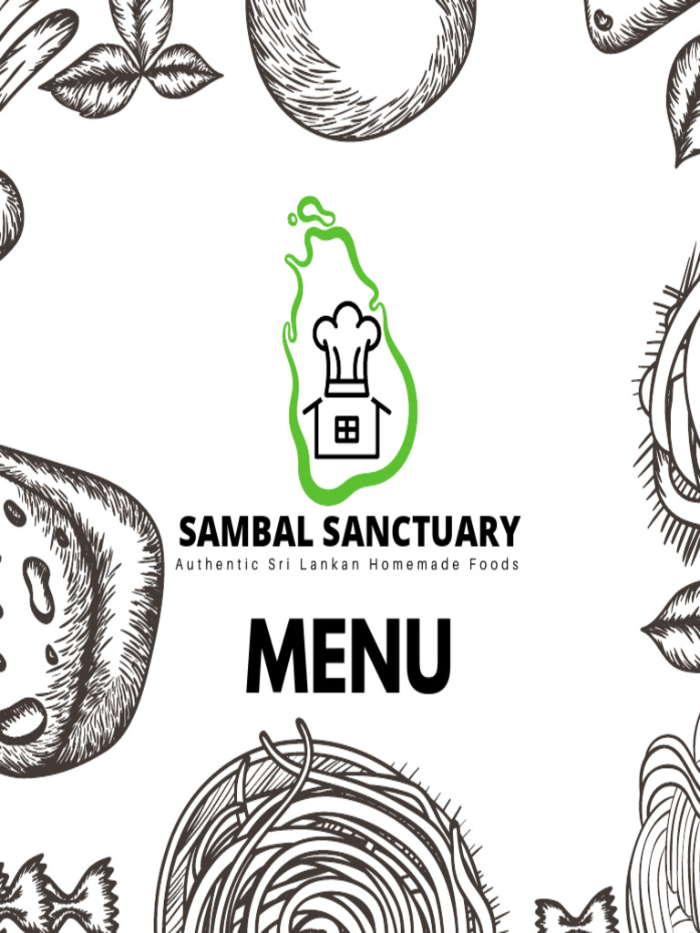 Sambal Sanctuary Menu PDF | PDF | Curry | Foods