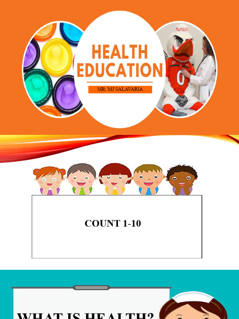 Health Education 1st Lect | PDF | Health Care | Health Sciences