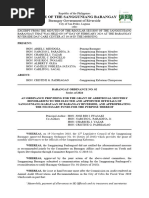 Barangay Ordinance Template | PDF