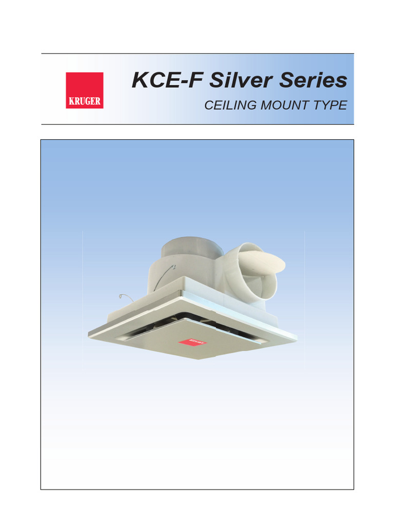 Kruger KCE-F | PDF | Mechanical Engineering