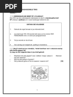 Grade 2 Term 1 Afrikaans FAL Assessment Task | PDF