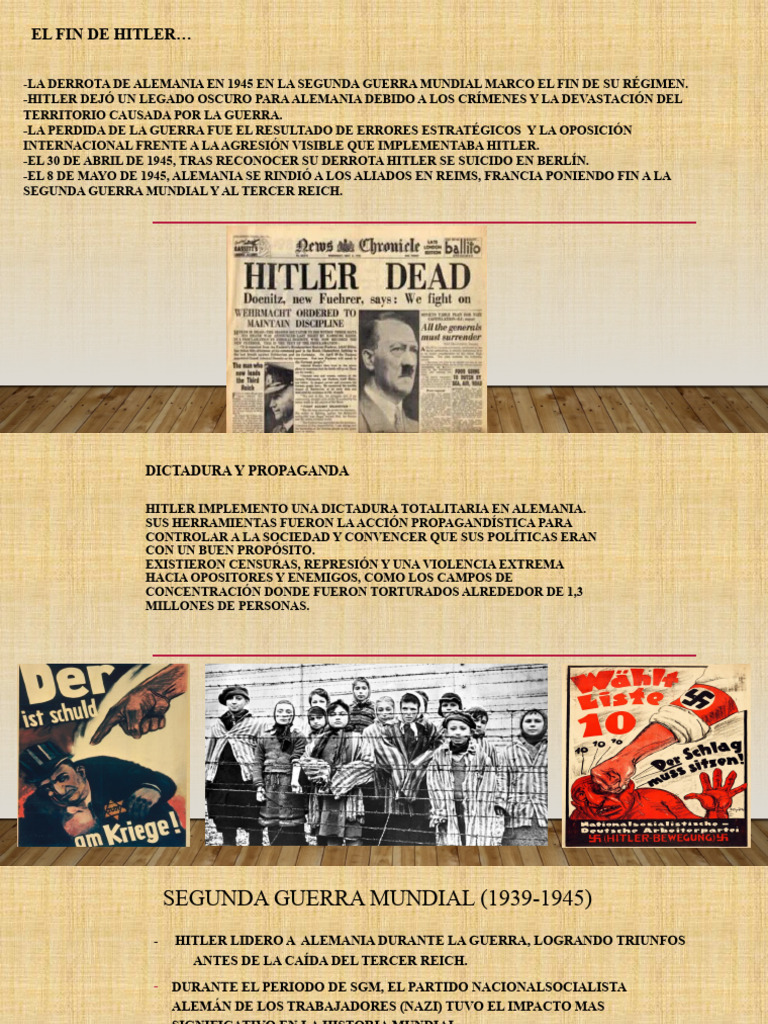 Derrota de Alemania y caída de Hitler | PDF | Alemania nazi | Adolf Hitler