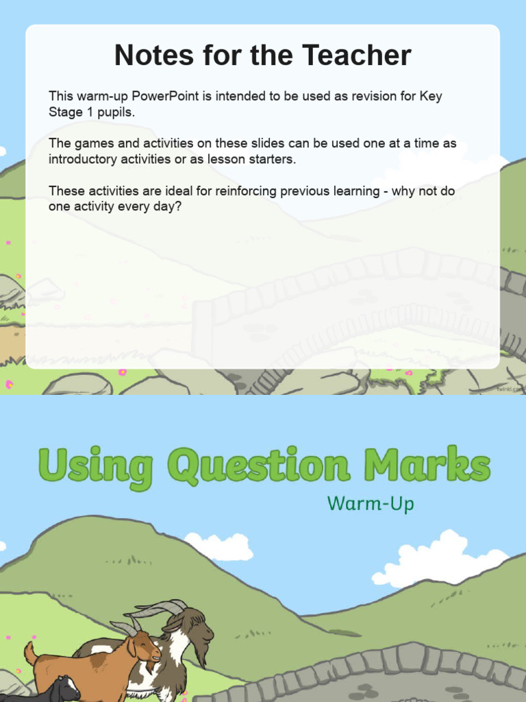 Adding Question Marks in PowerPoint | PDF