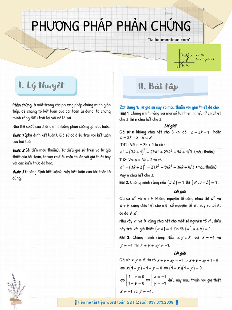 (123doc) Phuong Phap Phan Chung Toan Hoc | PDF