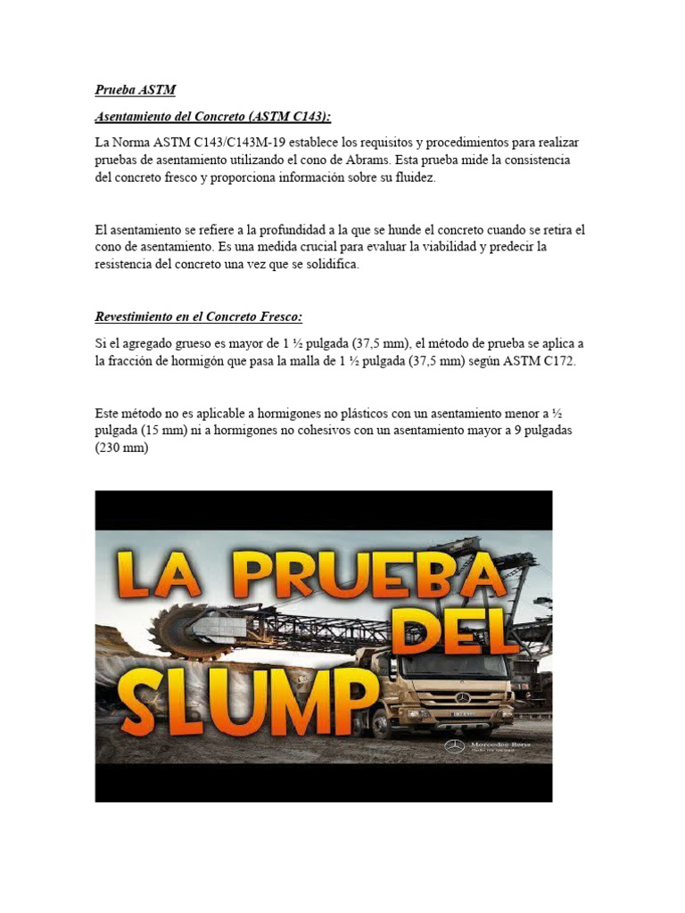 Prueba ASTM | PDF