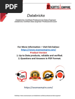 Databricks Practice Questions | PDF | Databases | Table (Database)