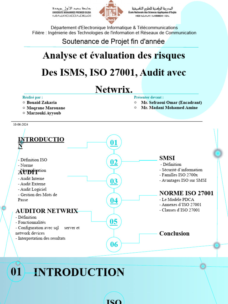 Analyse Et Évaluation Des Risques Des ISMS, ISO 27001, Audit Avec Netwrix | PDF | Sécurité des ...