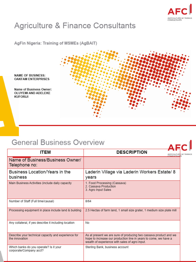 Pitching Template2 2 | PDF | Capital Formation | Business