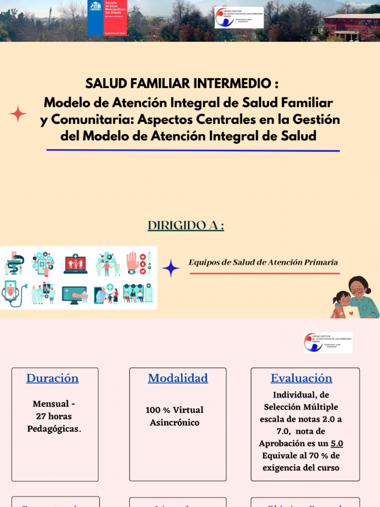 Salud Familiar Intermedia Modelo Atención Integral Familiar y ...