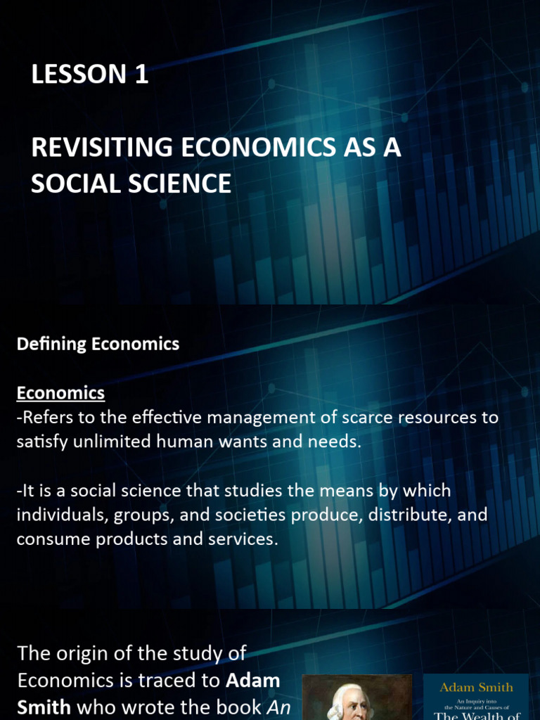 Applied Economics Lesson 1 | PDF | Economic System | Factors Of Production