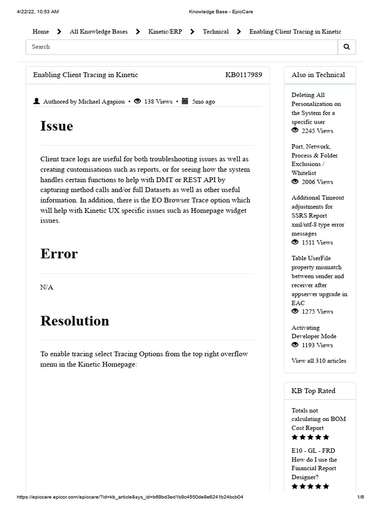 Enabling Client Tracing in Kinetic | PDF | Databases | Filename