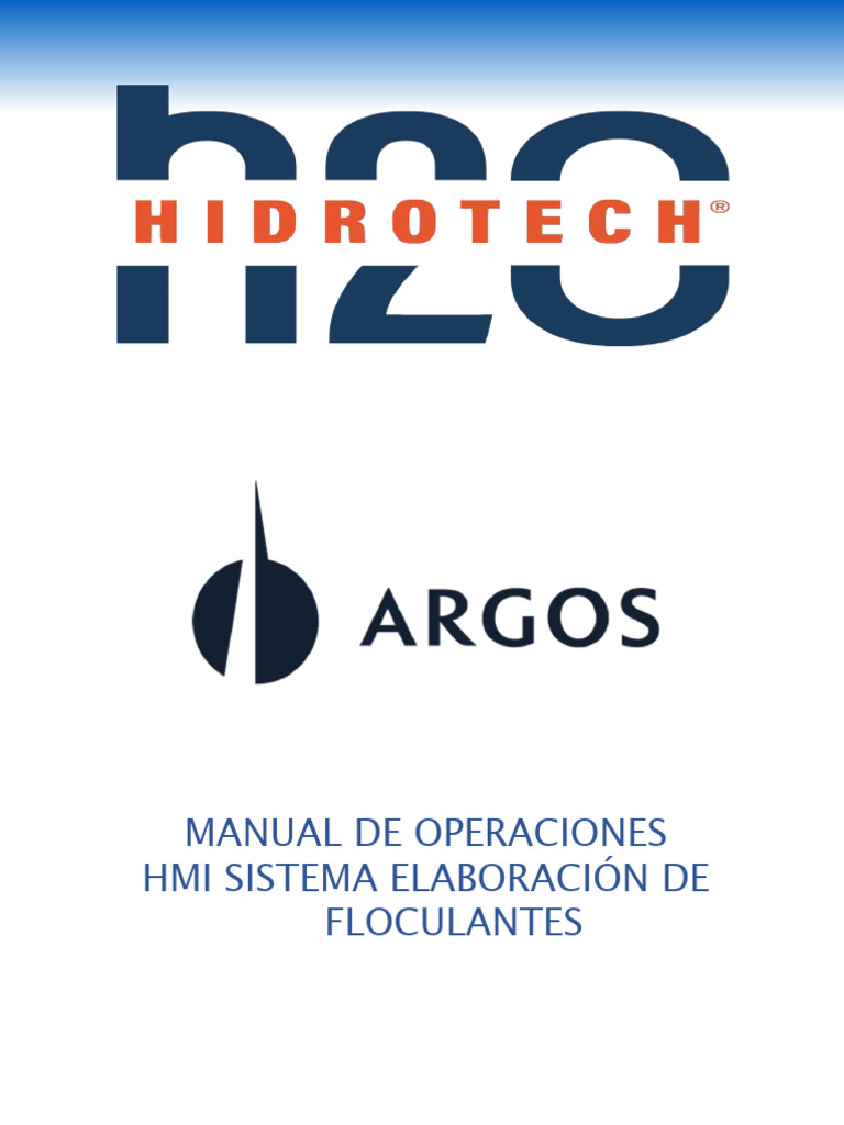 Manual Hmi-Argos | PDF | Controlador lógico programable | Bomba