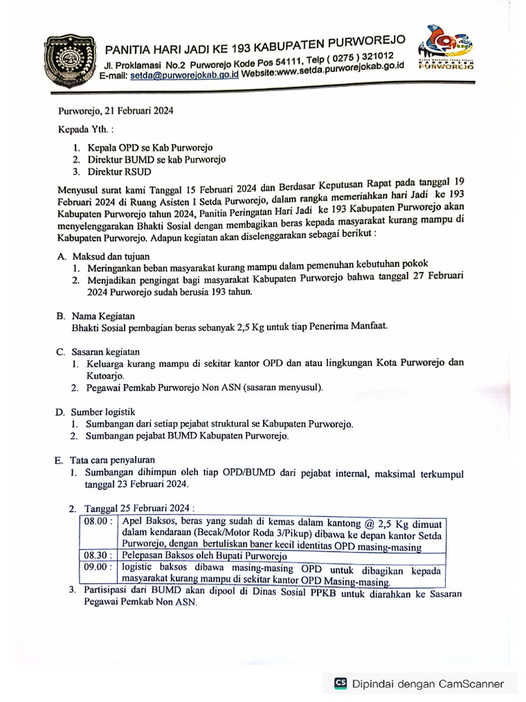 Kegiatan Baksos | PDF