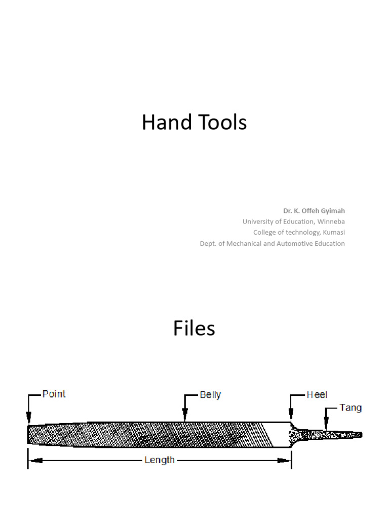 Hand Tools | PDF | Metalworking | Tools