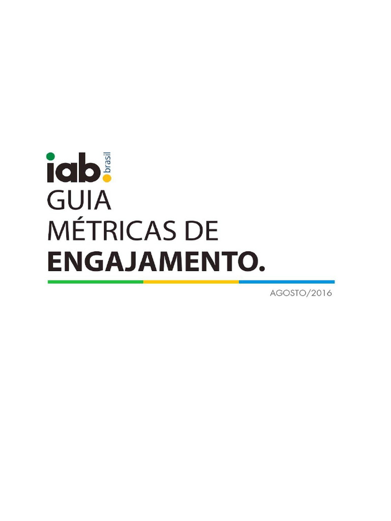 Guia Iab Brasil Métricas de Engajamento | PDF | Publicidade | Marca