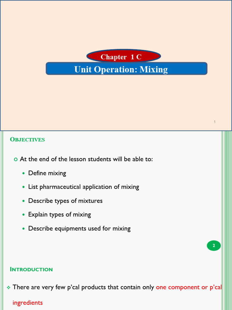 3 Mixing Pdf Liquids Mixture
