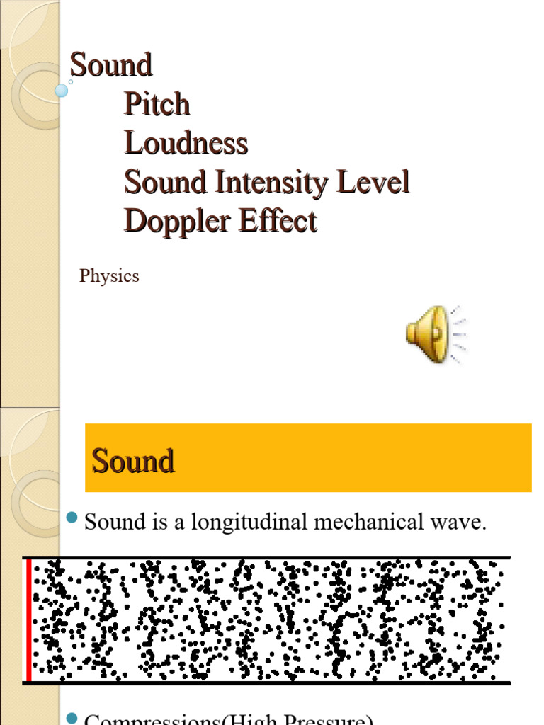 Sound Pitch Loudness Doppler Effect | PDF | Sound | Doppler Effect
