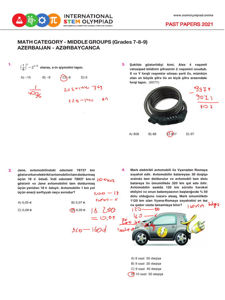 2021 AZ Math 7-8-9 | PDF