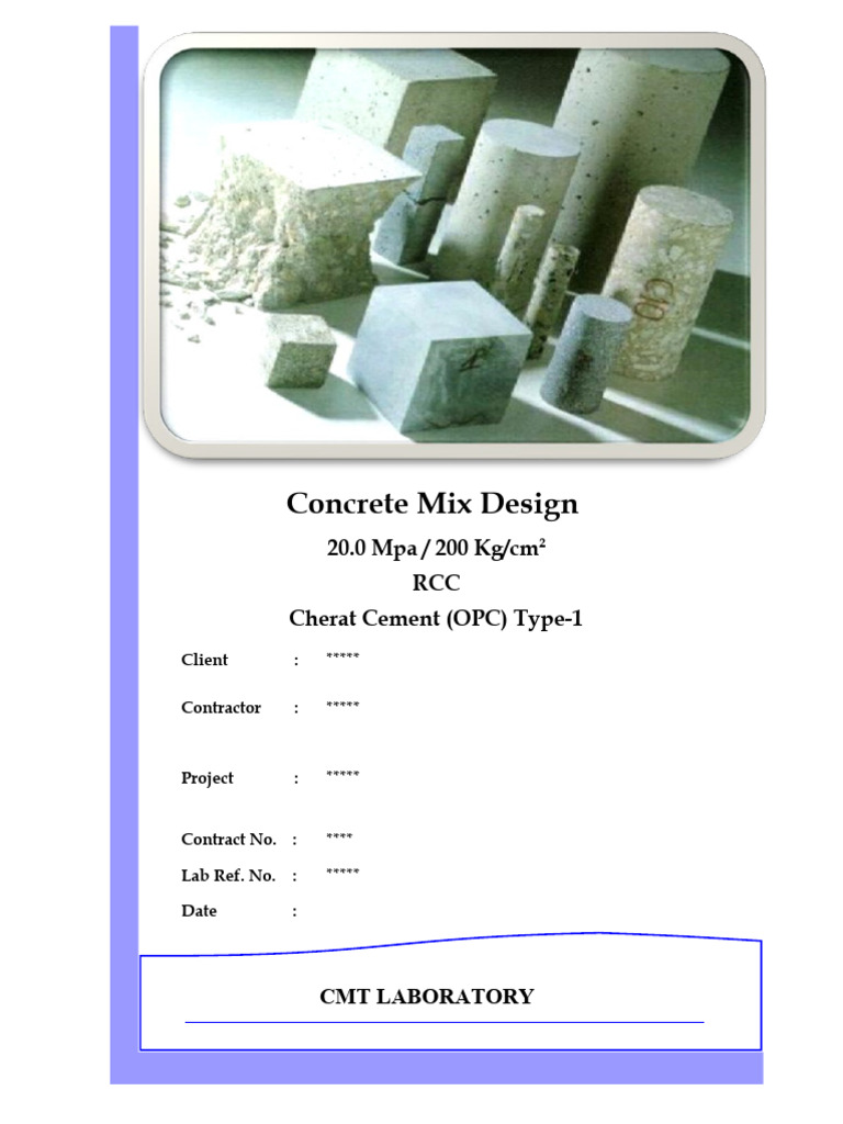 Concrete Mix Design (@MaawaWorld) | PDF | Concrete | Construction Aggregate