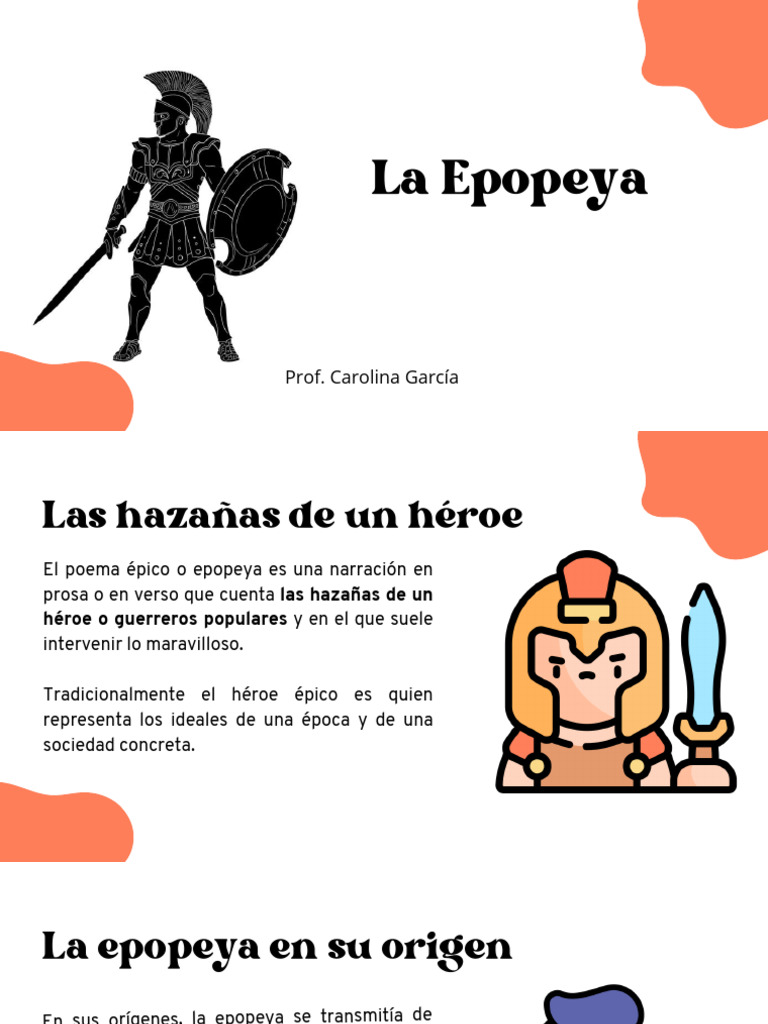 Características de la epopeya y héroes | PDF | Poesía épica | Ilíada