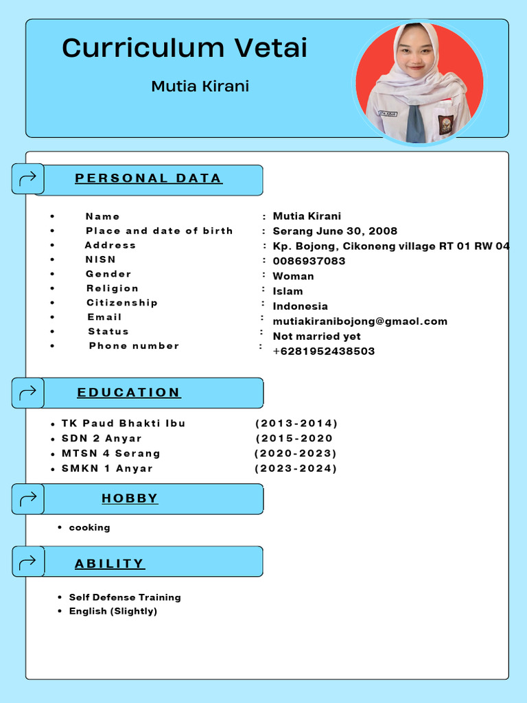 Biru Minimalis Curriculum Vitae Lulusan Baru Resume - 20240717 - 224318 - 0000 | PDF