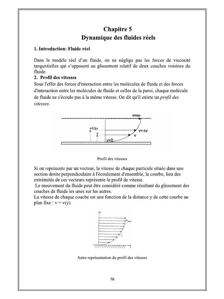 Dynamique Des Fluides Reels | PDF
