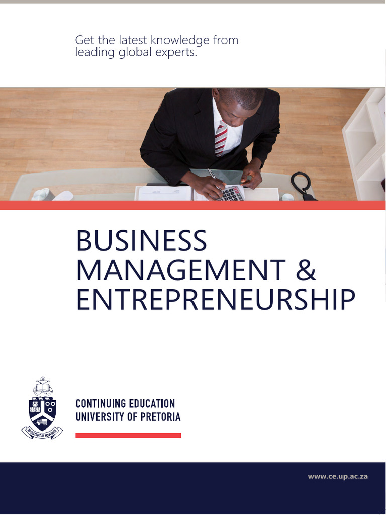 Business Management & Entrepreneurship Booklet | PDF | Entrepreneurship ...