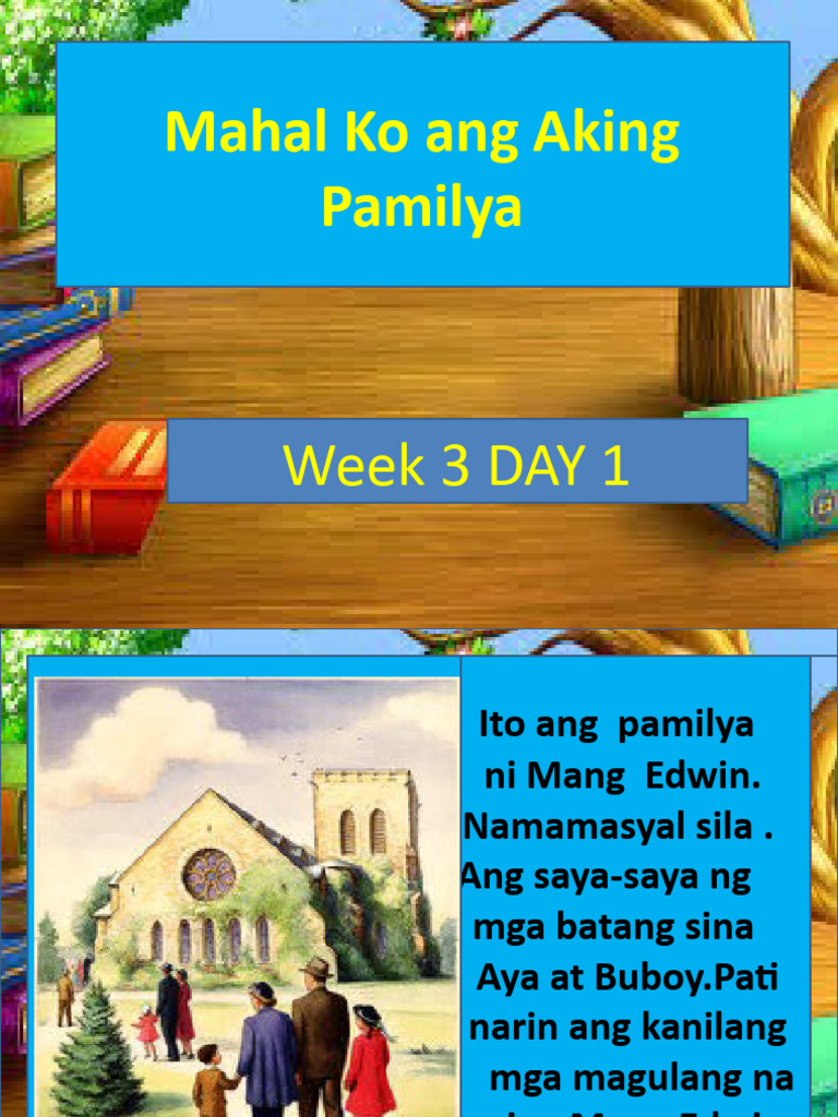 ESP - Q1 - W3 - D1 - Mahal Ko Ang Aking Pamilya | PDF