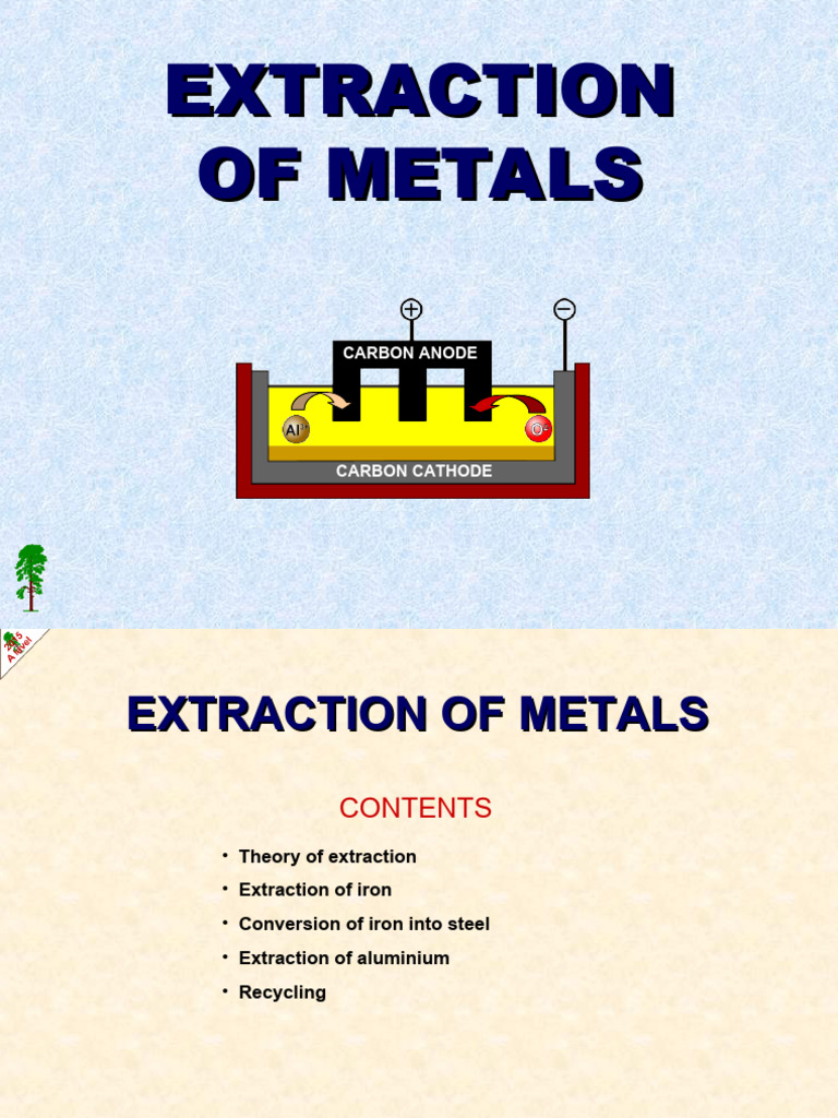 Metal Extraction | PDF | Redox | Aluminium