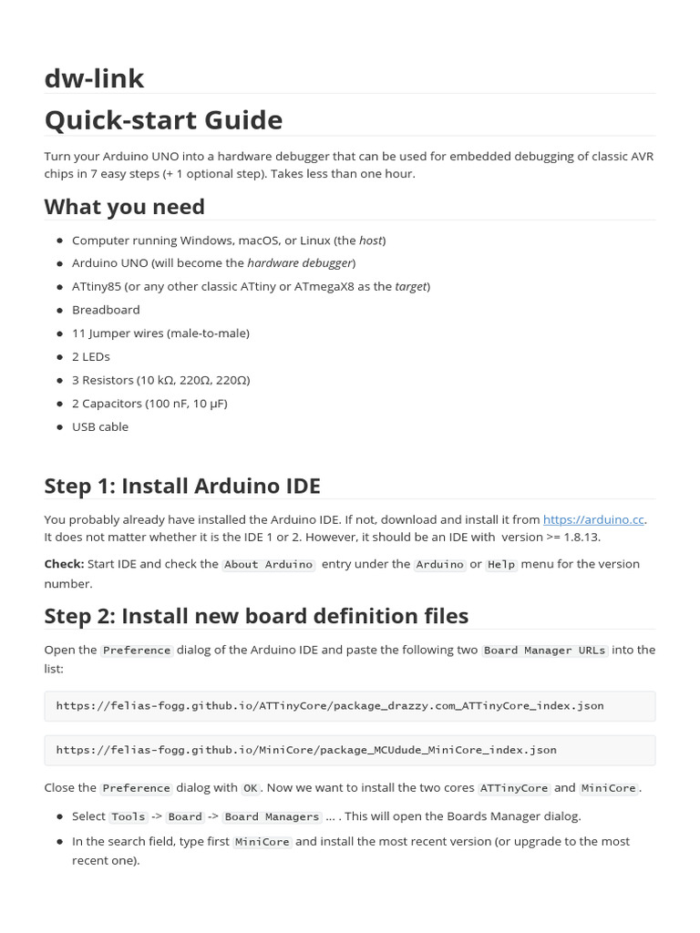 quickstart | PDF | Arduino | Computing