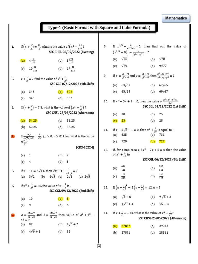 Algebra Final PDF | PDF | Square Root | Mathematical Objects